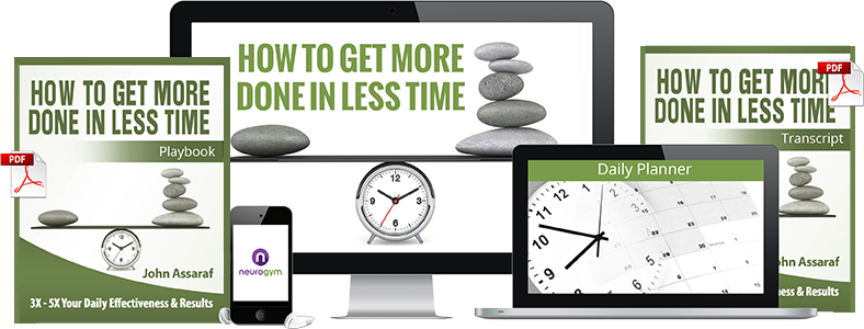 Order How to Get More Done in Less Time